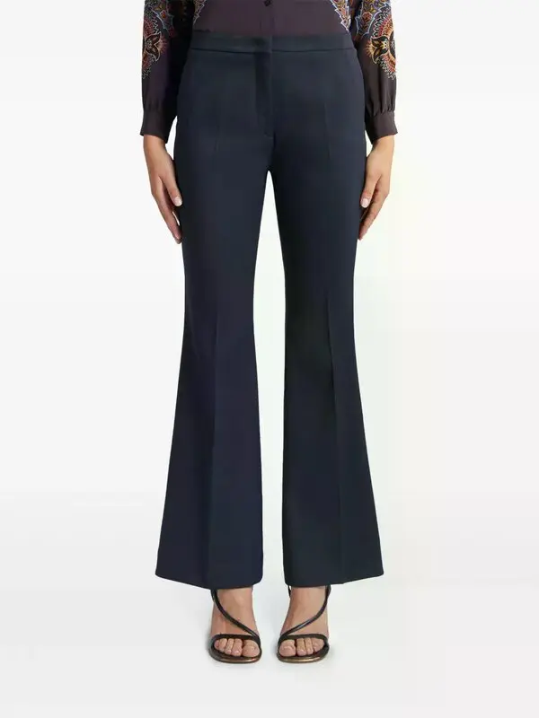 Etro Gabardine Flared Trousers