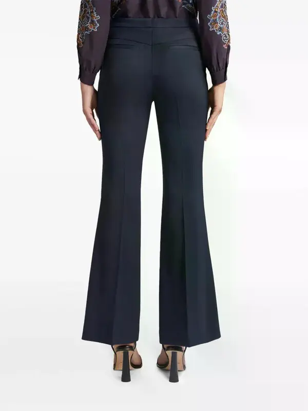 Etro Gabardine Flared Trousers