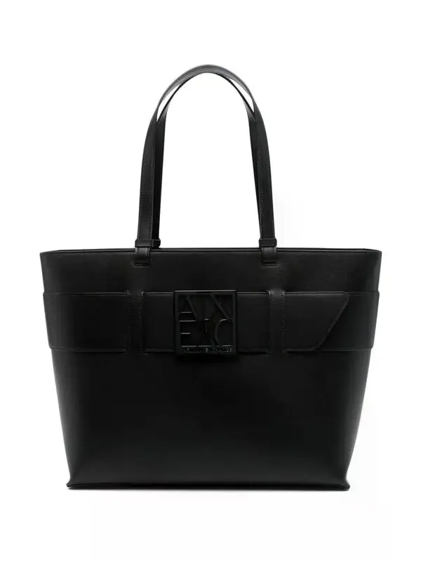 Armani Exchange Logo-plaque Tote Bag