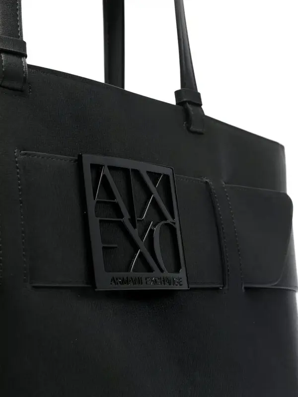 Armani Exchange Logo-plaque Tote Bag