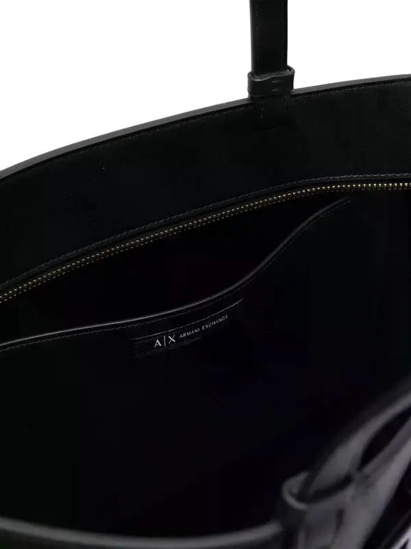 Armani Exchange Logo-plaque Tote Bag