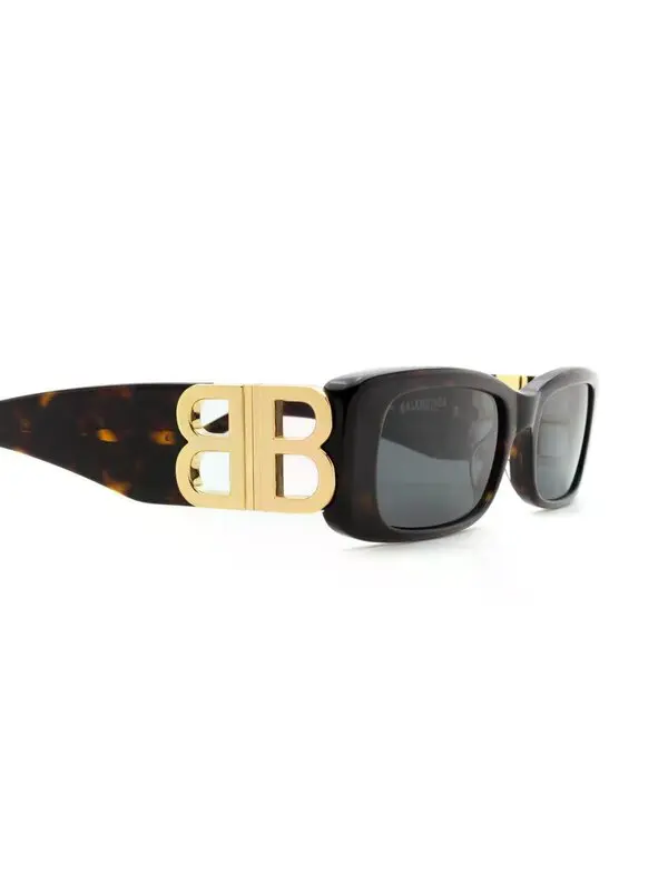 Balenciaga Dynasty Rectangle Sunglasses
