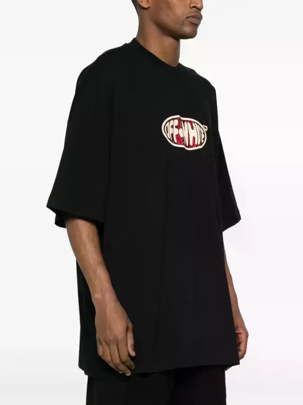 Off-White Logo-print Cotton T-shirt