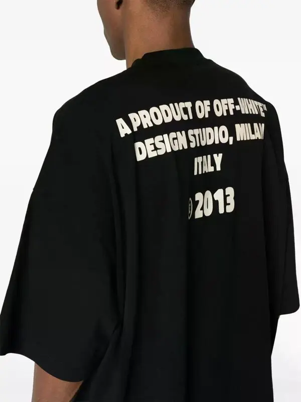 Off-White Logo-print Cotton T-shirt
