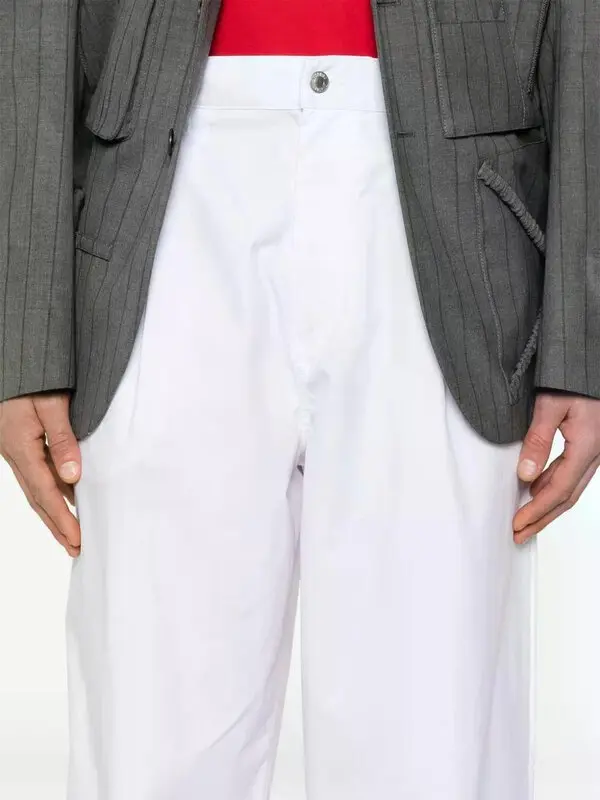 Moschino Pleated Wide-leg Trousers
