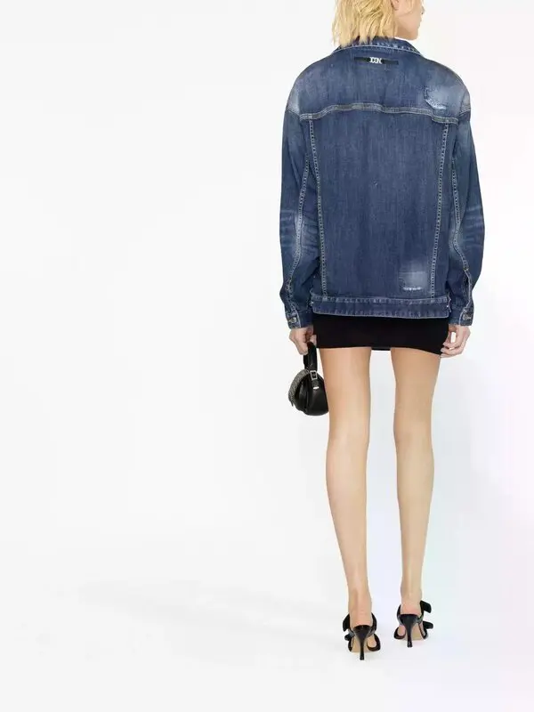 Dsquared2 Distressed Denim Jacket