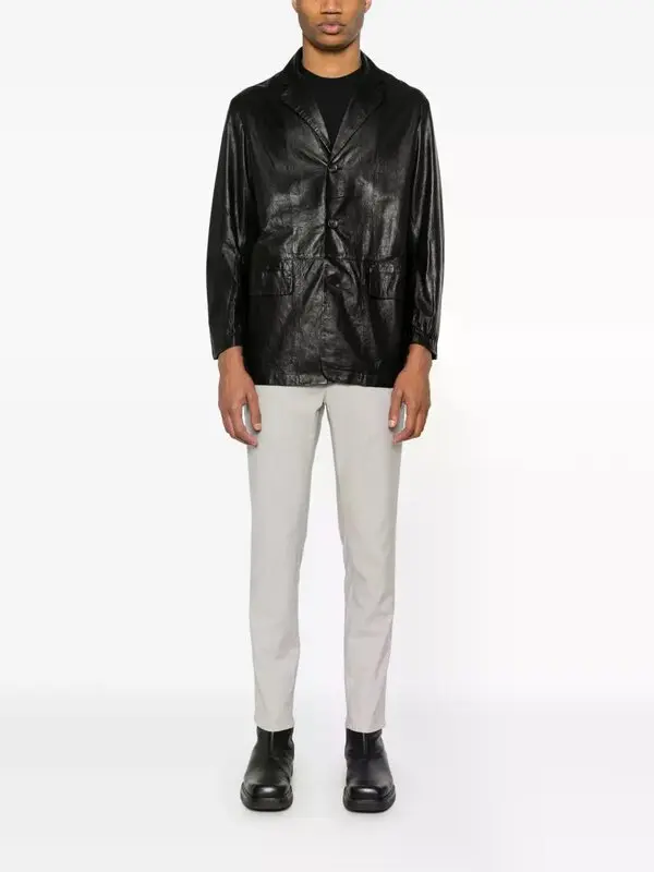 GIORGIO BRATO Leather Blazer