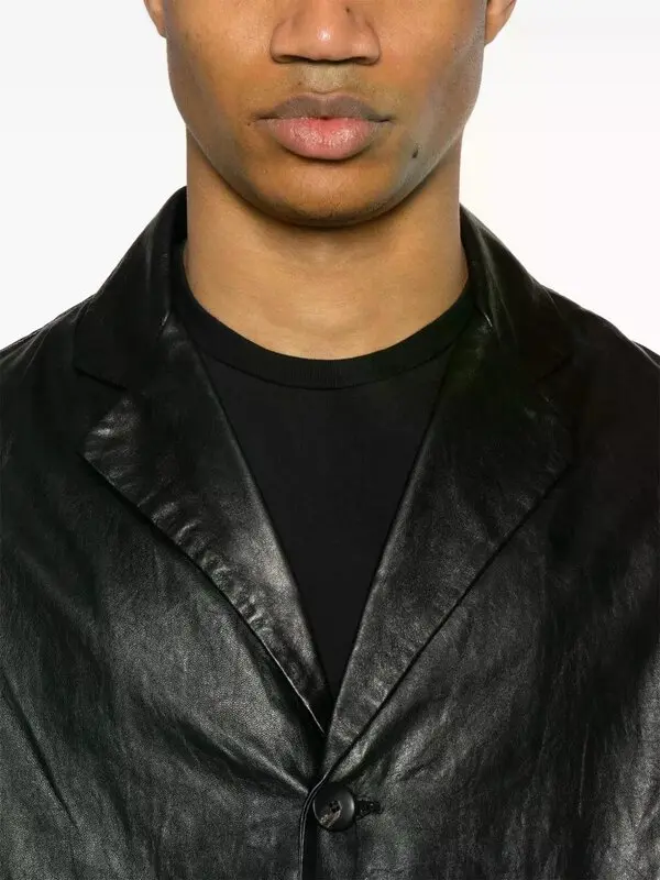 GIORGIO BRATO Leather Blazer