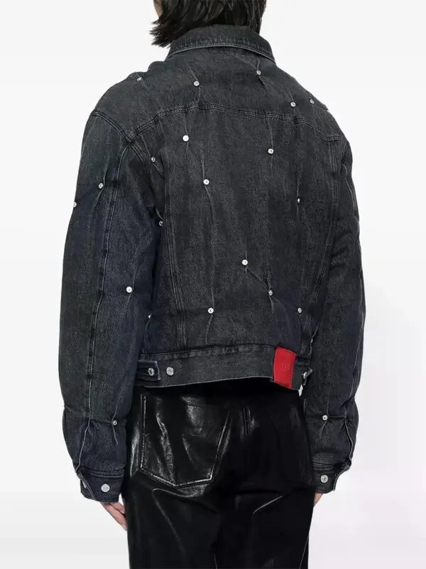 KUSIKOHC Studded Denim Trucker Jacket