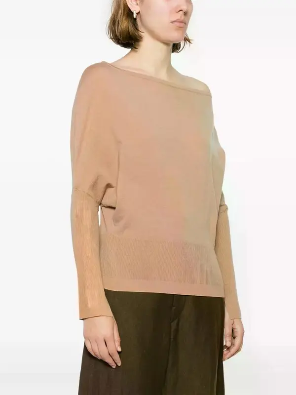 Simkhai Off-shoulder Wool-blend Jumper - Brown