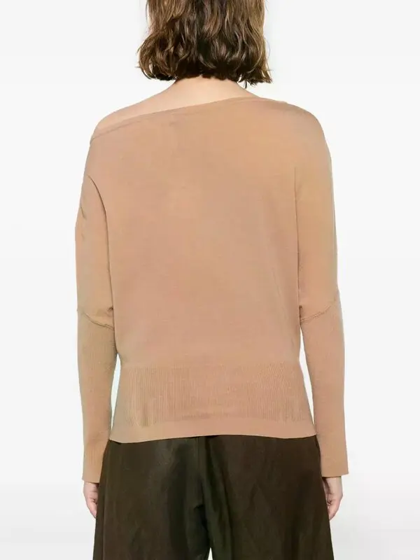 Simkhai Off-shoulder Wool-blend Jumper - Brown