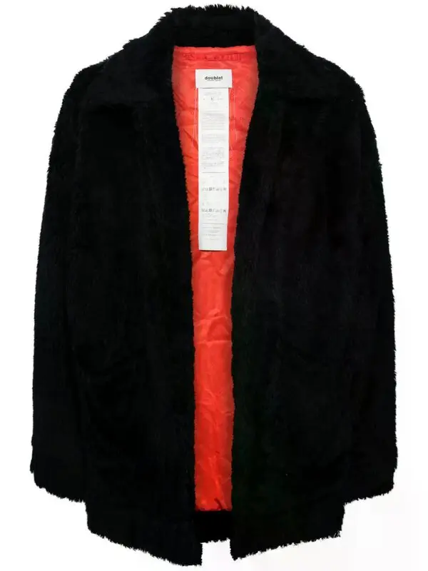DOUBLET Hand-painted Faux-fur Jacket