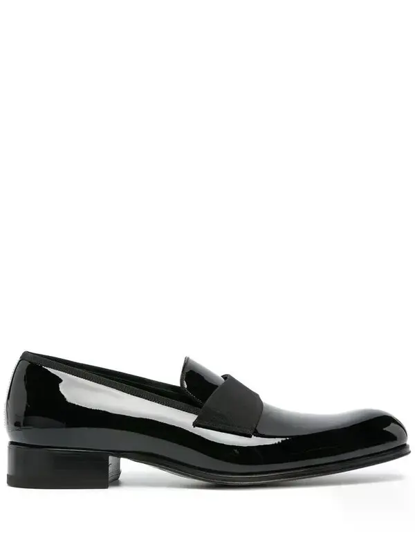 TOM FORD Patent-finish Leather Loafers