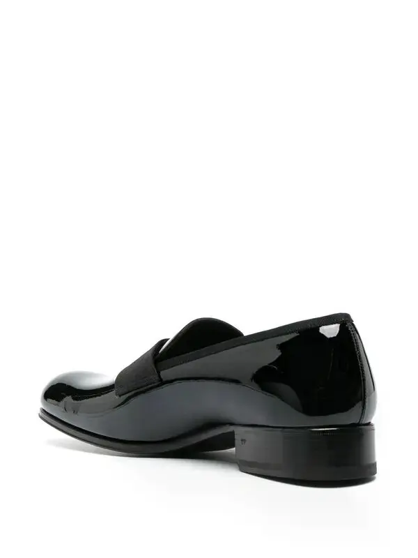 TOM FORD Patent-finish Leather Loafers