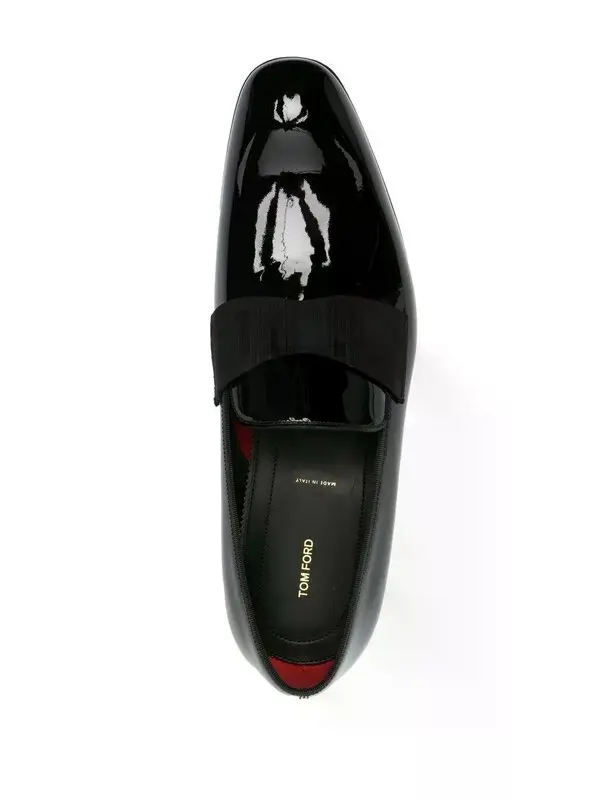 TOM FORD Patent-finish Leather Loafers