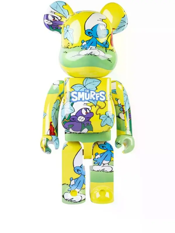 MEDICOM TOY X The Smurfs The Purple Smurfs 1000% Figure - Yellow