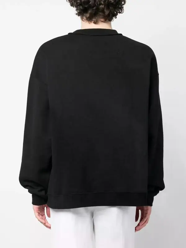 Dsquared2 Glittery Logo Crew Neck Sweatshirt