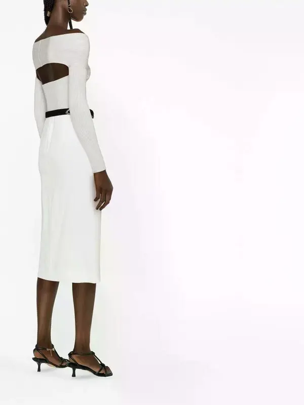 Khaite Salma Off-shoulder Ribbed Top