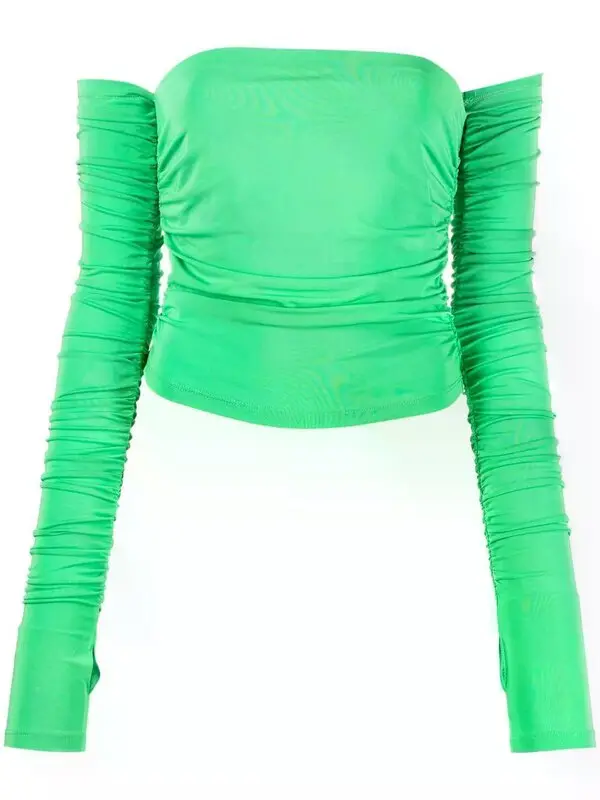 Andamane The Attico Off-shoulder Ruched Top