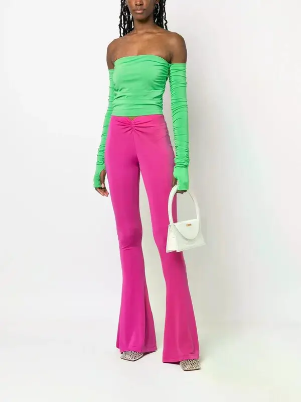 Andamane The Attico Off-shoulder Ruched Top