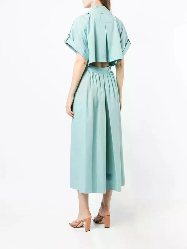 JUUN.J Double-breasted Trench Jumpsuit