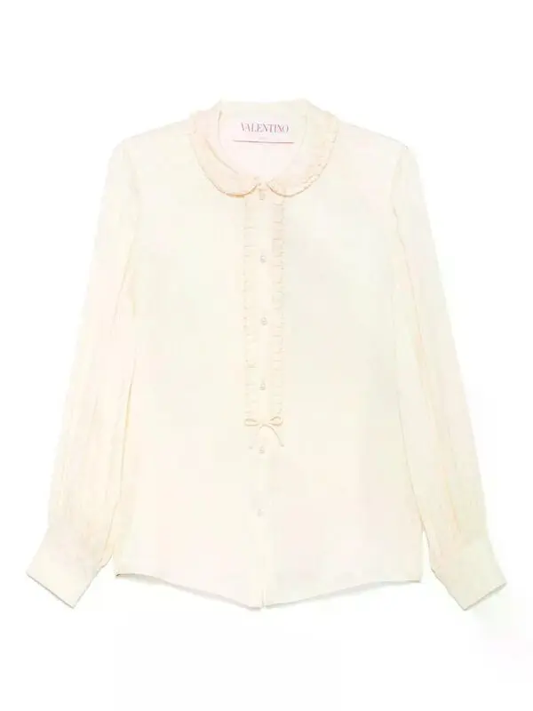 Valentino Garavani Silk Jacquard Shirt