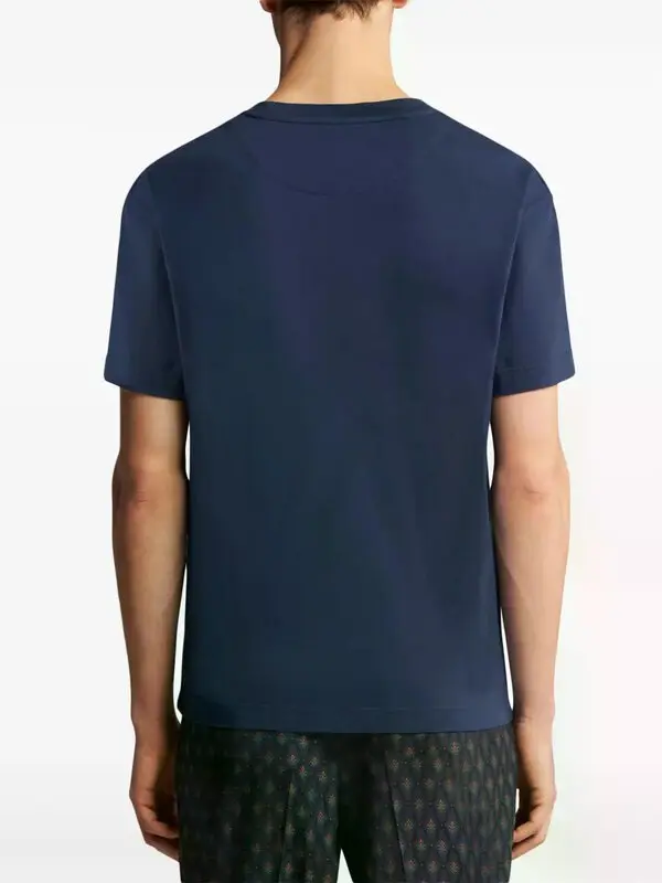Etro T-shirt With Pegaso Embroidery