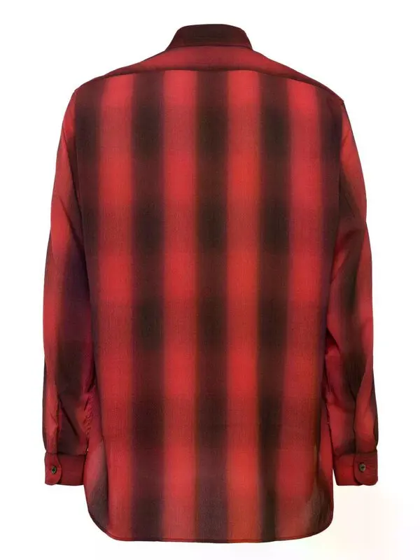 Needles Plaid Check-print Long-sleeve Shirt