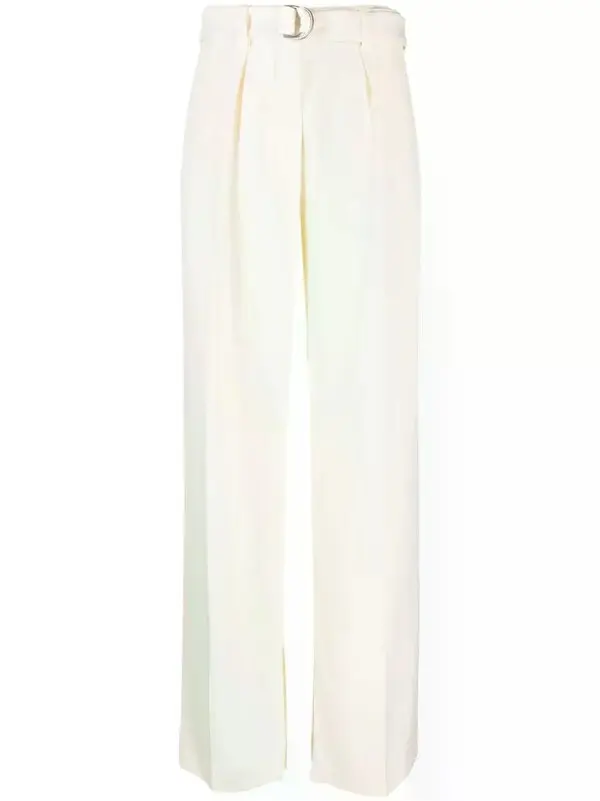 JIL SANDER Belted Wide-leg Trousers