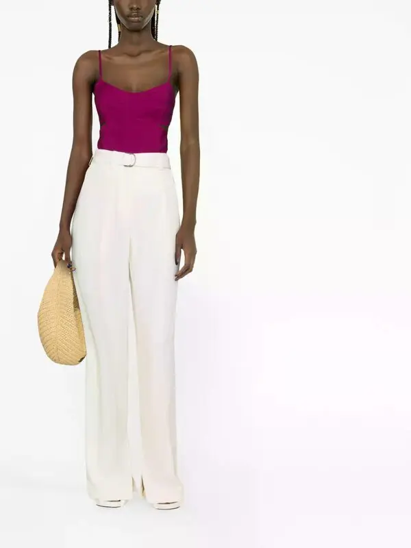 JIL SANDER Belted Wide-leg Trousers