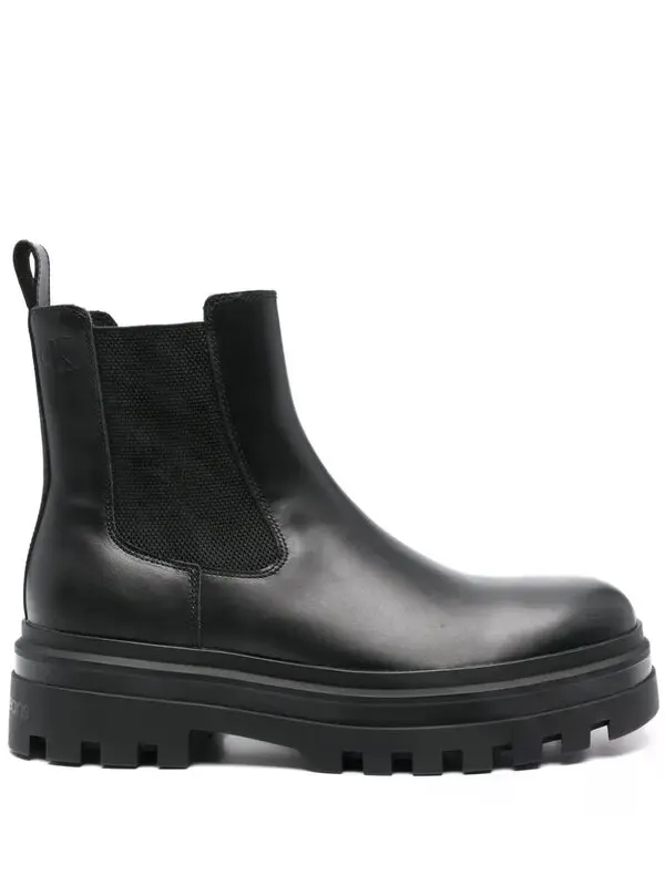 Calvin Klein Lug-sole Leather Boots