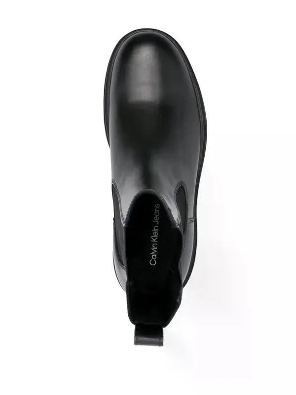 Calvin Klein Lug-sole Leather Boots