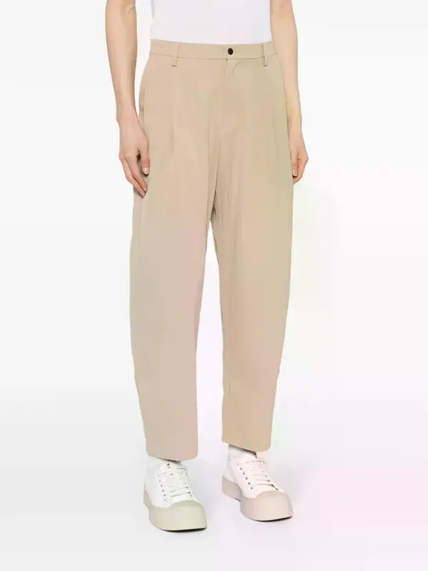 CROQUIS Pleat-detailing Chinos