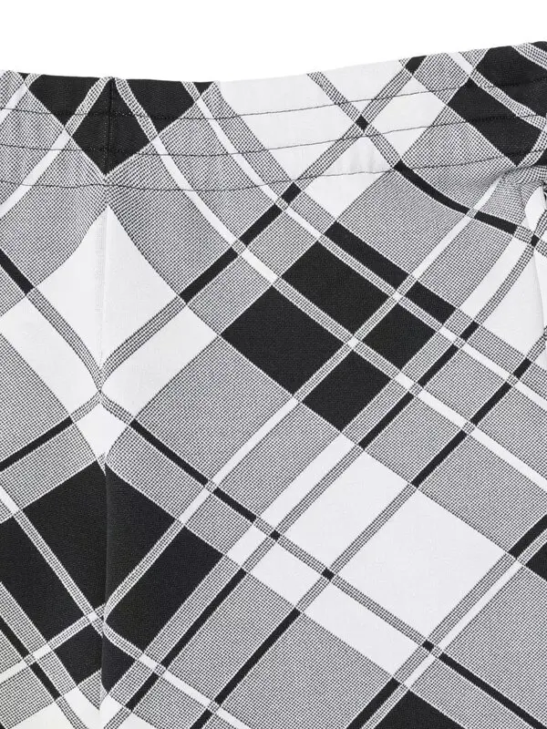 Burberry Check-print Mid-rise Shorts
