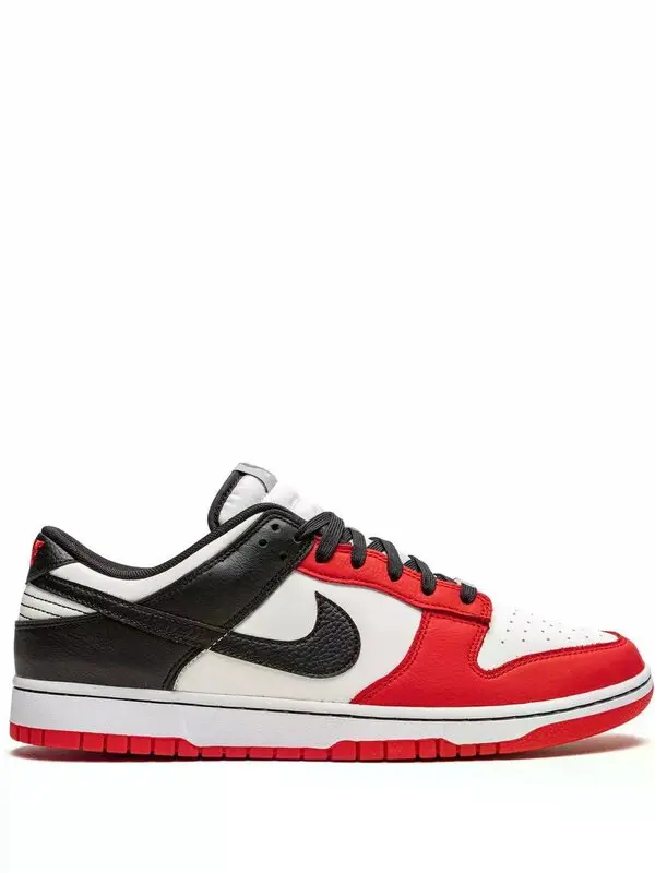 Nike Dunk Low Retro Emb Nba 75th Anniversary Chicago Bulls Sneakers - Red