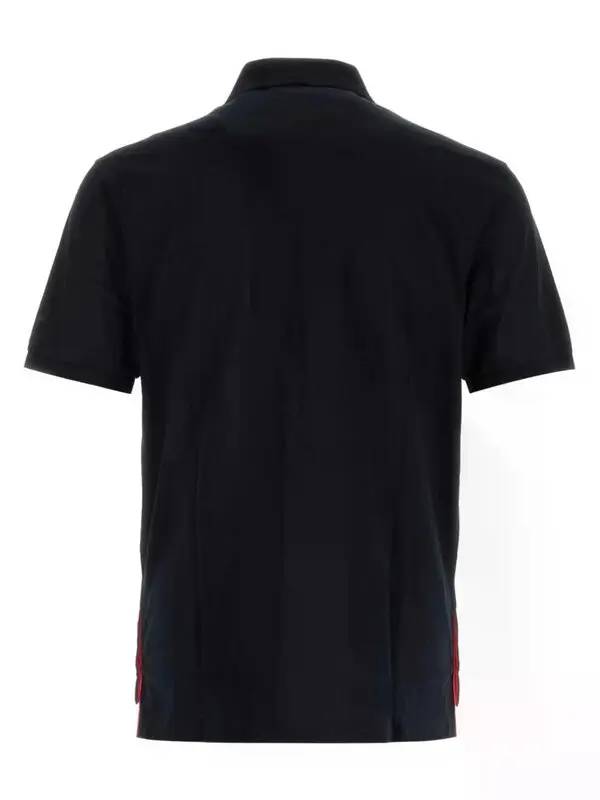 Thom Browne Rwb Stripe Polo Shirt - Blue