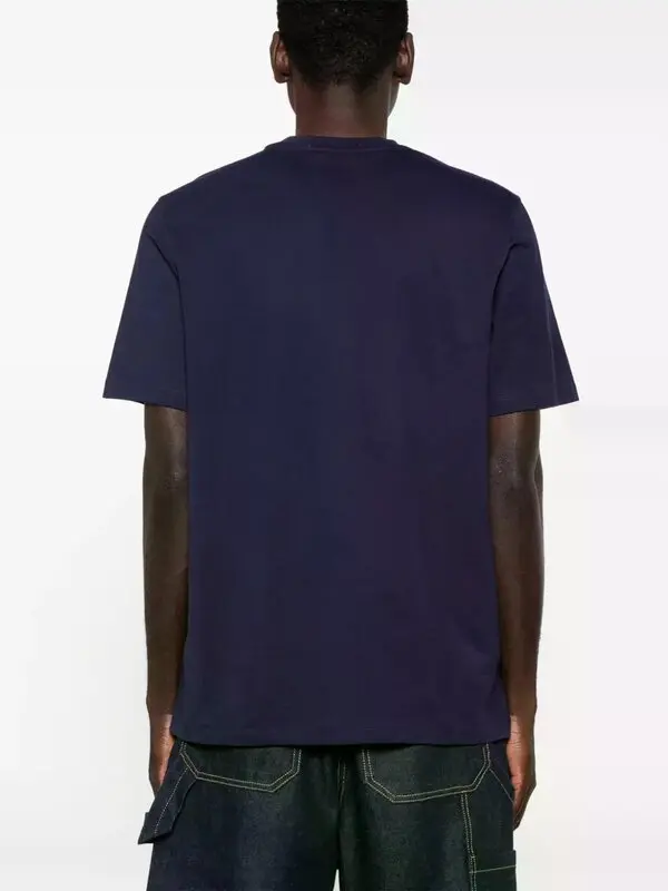 MSGM Logo-print T-shirt - Blue