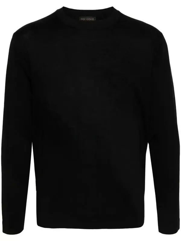DELL'OGLIO Crew-neck Merino Wool Jumper