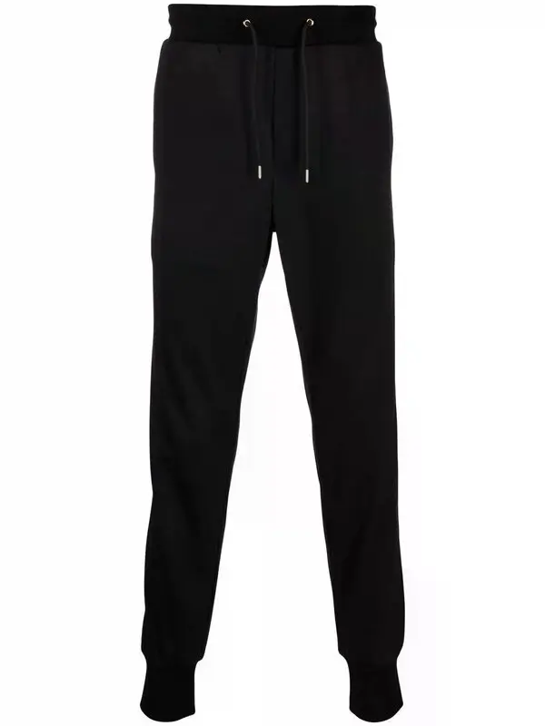 Paul Smith Side-stripe Tapered Track Pants - Black