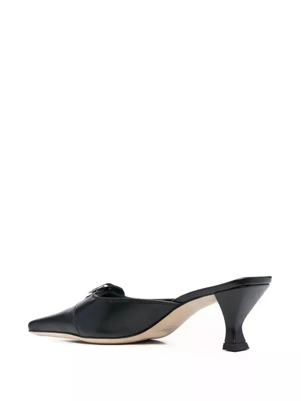 By Far Evelyn Leather Mules