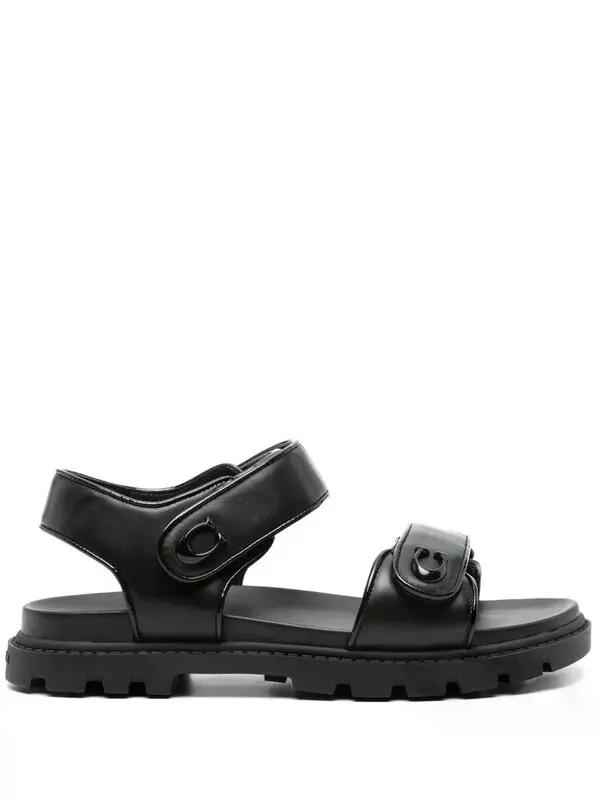 COACH Brynn Leather Sandals