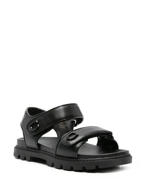 COACH Brynn Leather Sandals