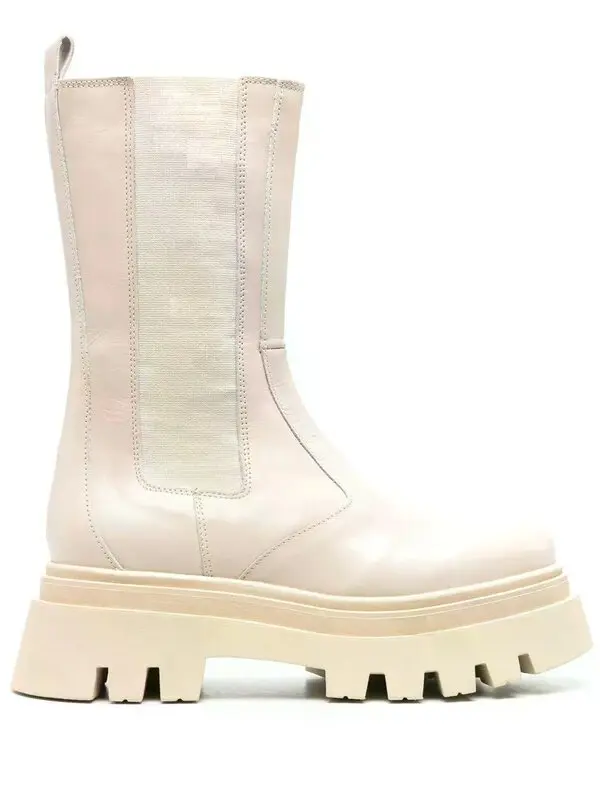 ALOHAS Chunky 55mm Leather Boots