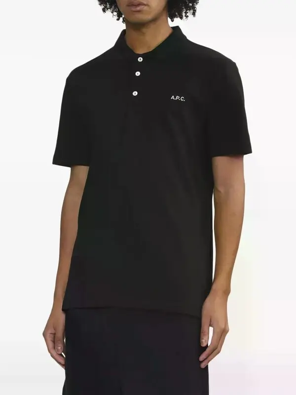 A.p.c. Logo-embroidered Polo Shirt