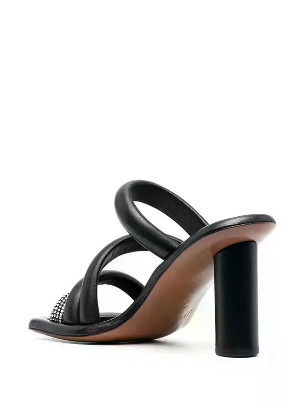 AMBUSH Crystal-embellished Leather Sandals