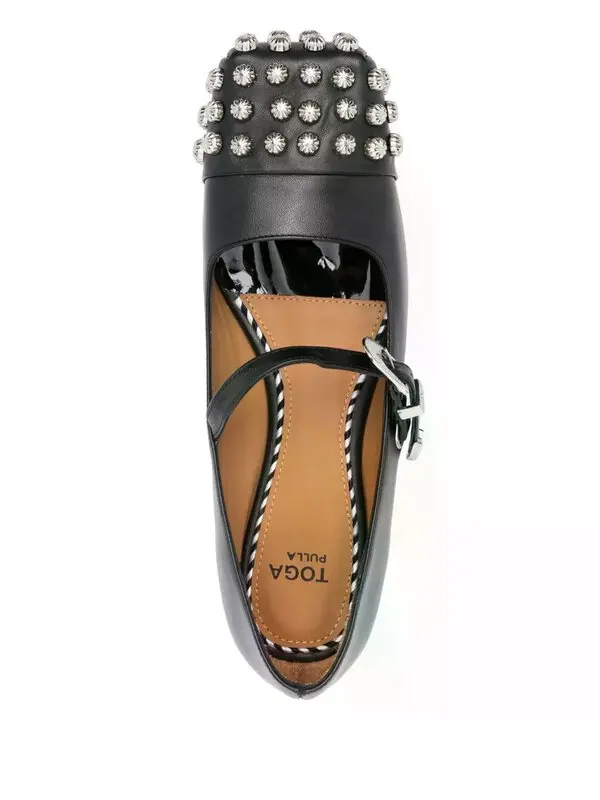 Toga Stud-detail Ballet Flats