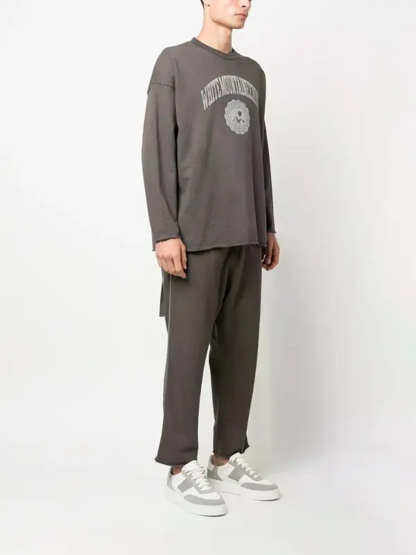 WHITE MOUNTAINEERING Logo-print Draped-strap Sweatshirt