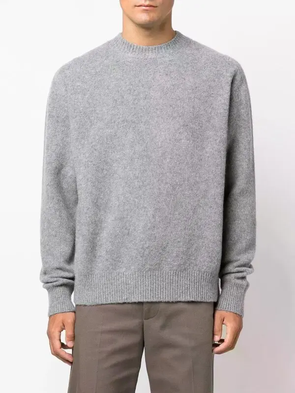 OAMC Intarsia-knit Logo Wool-blend Jumper