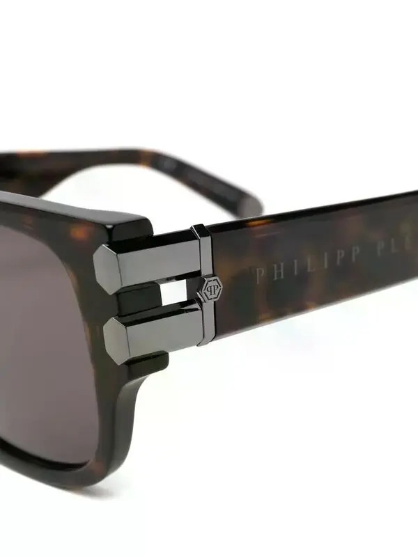 Philipp Plein Tortoiseshell-effect Tinted Sunglasses