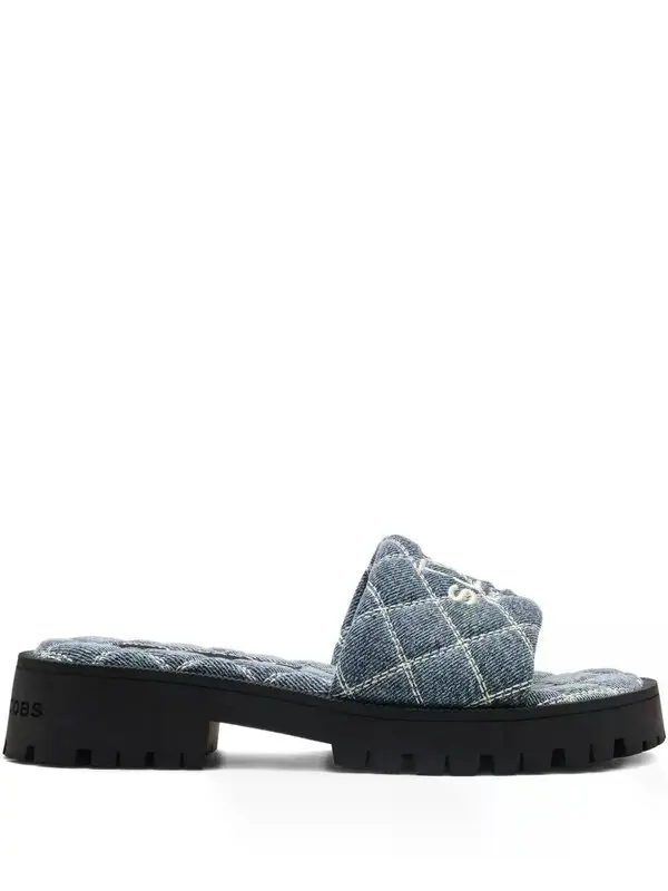 Marc Jacobs The Quilted Denim Slides